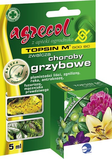 Topsin M 500 SC 30ml Fungicyd Środek Grzybobójczy Do Zwalczania Chorób ...